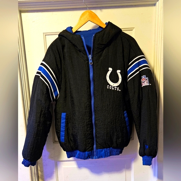 NFL | Jackets & Coats | Signed Vintage Colts Coat | Poshmark